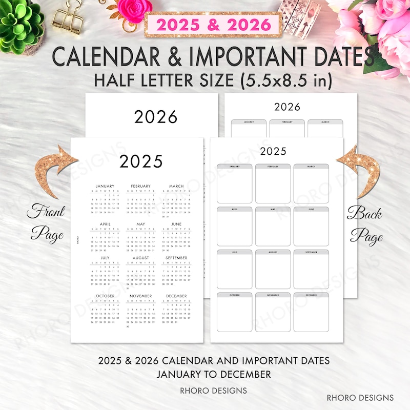 Printable Planner Pages - Etsy