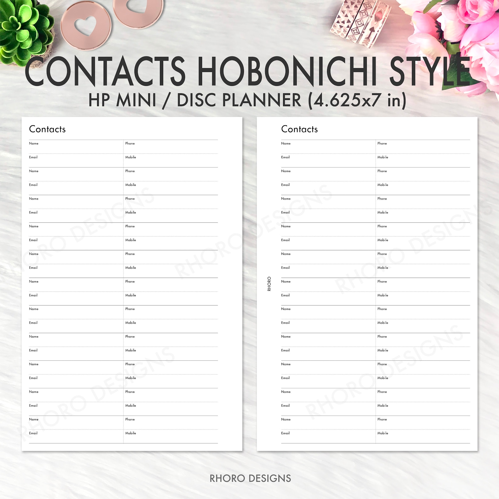 MINI HAPPY PLANNER Inserts, Happy Planner Printable Inserts, Happy ...