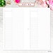 Personal Ring Printable Insert Daily Grid Set B Personal - Etsy