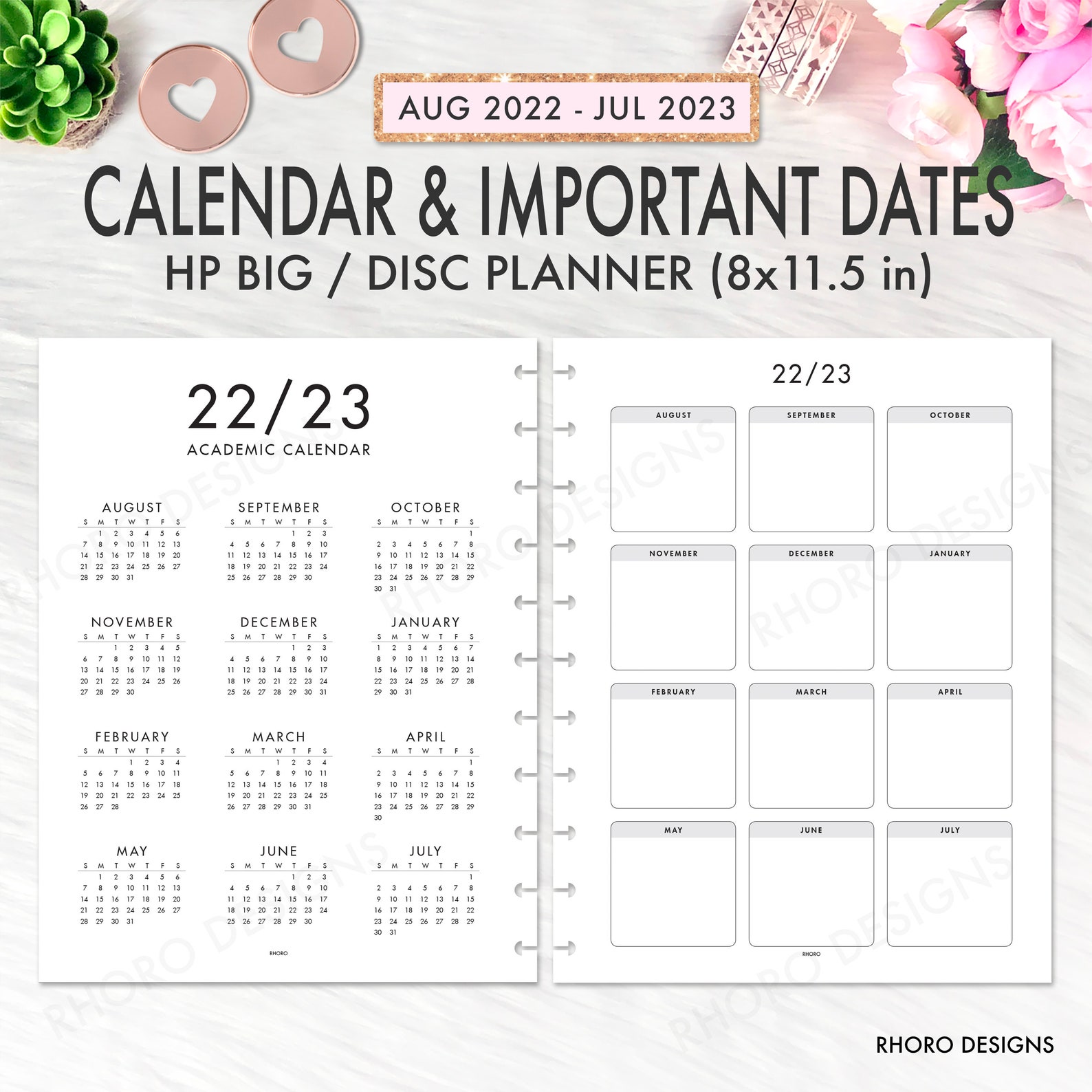 Happy Planner Printable Teacher Planner 2022 2023 Teacher - Etsy