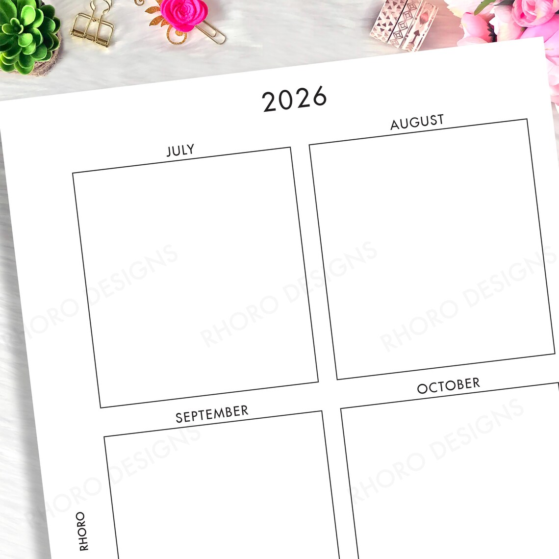 Franklin Covey Inserts Printable 2025 2026 Calendar, Franklin Covey ...