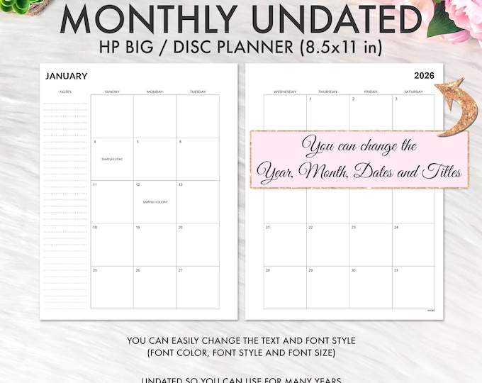 EDITABLE Happy Planner Dashboard Printable, Happy Planner Dashboard ...