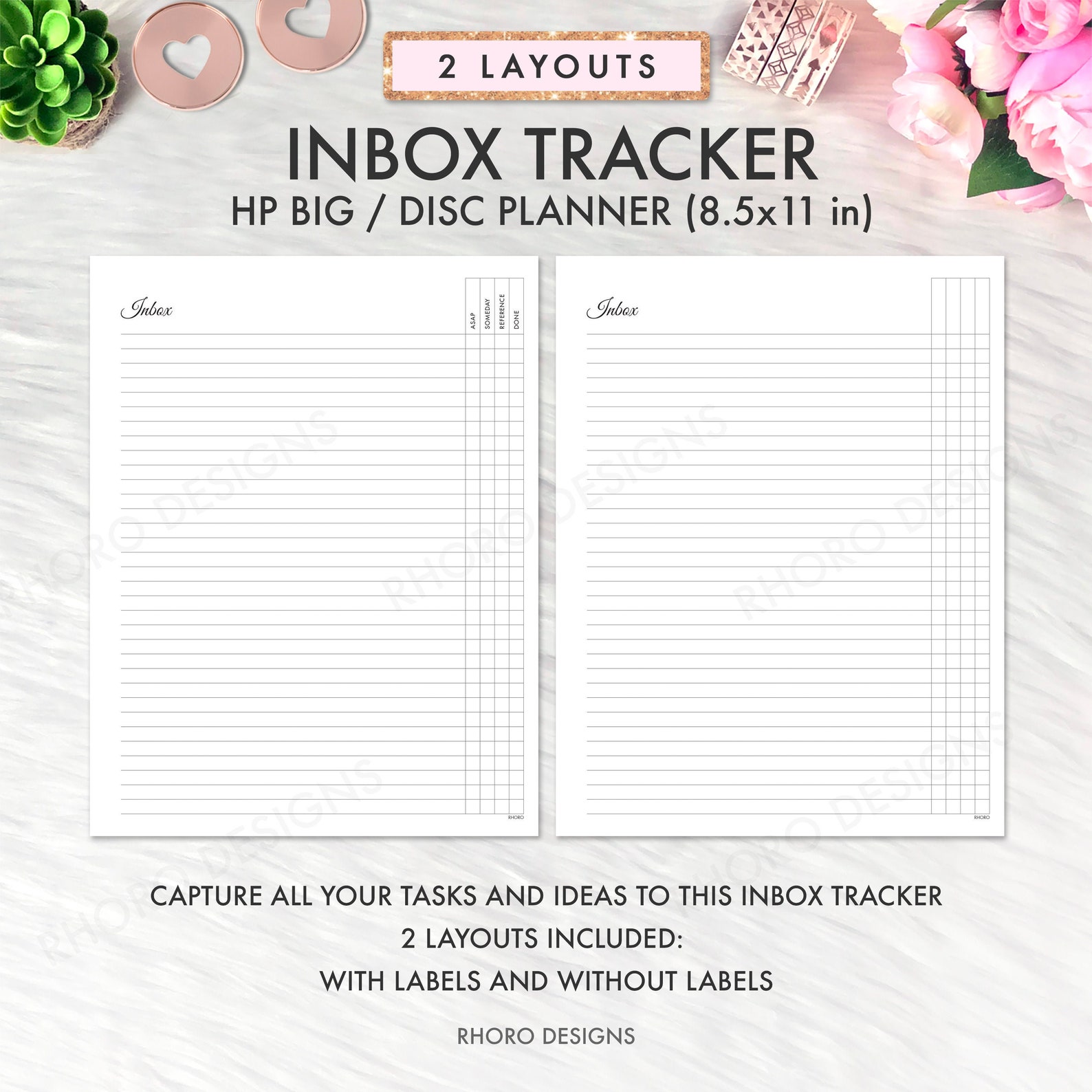 Happy Planner Big Inserts, Big Happy Planner Inserts Printable, Inbox ...