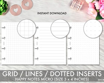 Micro Happy Notes - Etsy