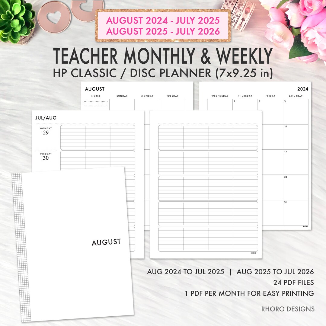 Happy Planner Student Inserts Printable, Happy Planner Classic ...