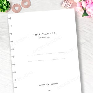 Happy Planner Printable, Teacher Planner 2024 2025 Digital, Big Happy ...