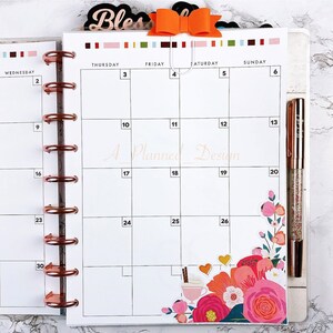 Classic Happy Planner Inserts, Happy Planner Inserts Printable, Monthly ...