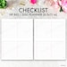 BIG Happy Planner CHECKLIST Printable Inserts to Do Big Happy - Etsy