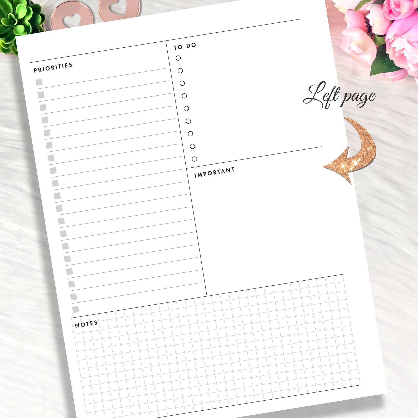 Happy Planner Printable, Happy Planner Dashboard Layout, Classic Happy ...