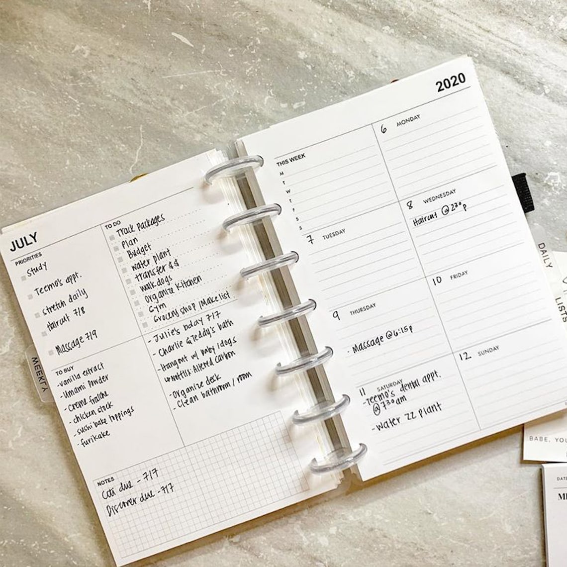 EDITABLE Happy Planner Mini Dashboard Layout Printable Insert - Etsy