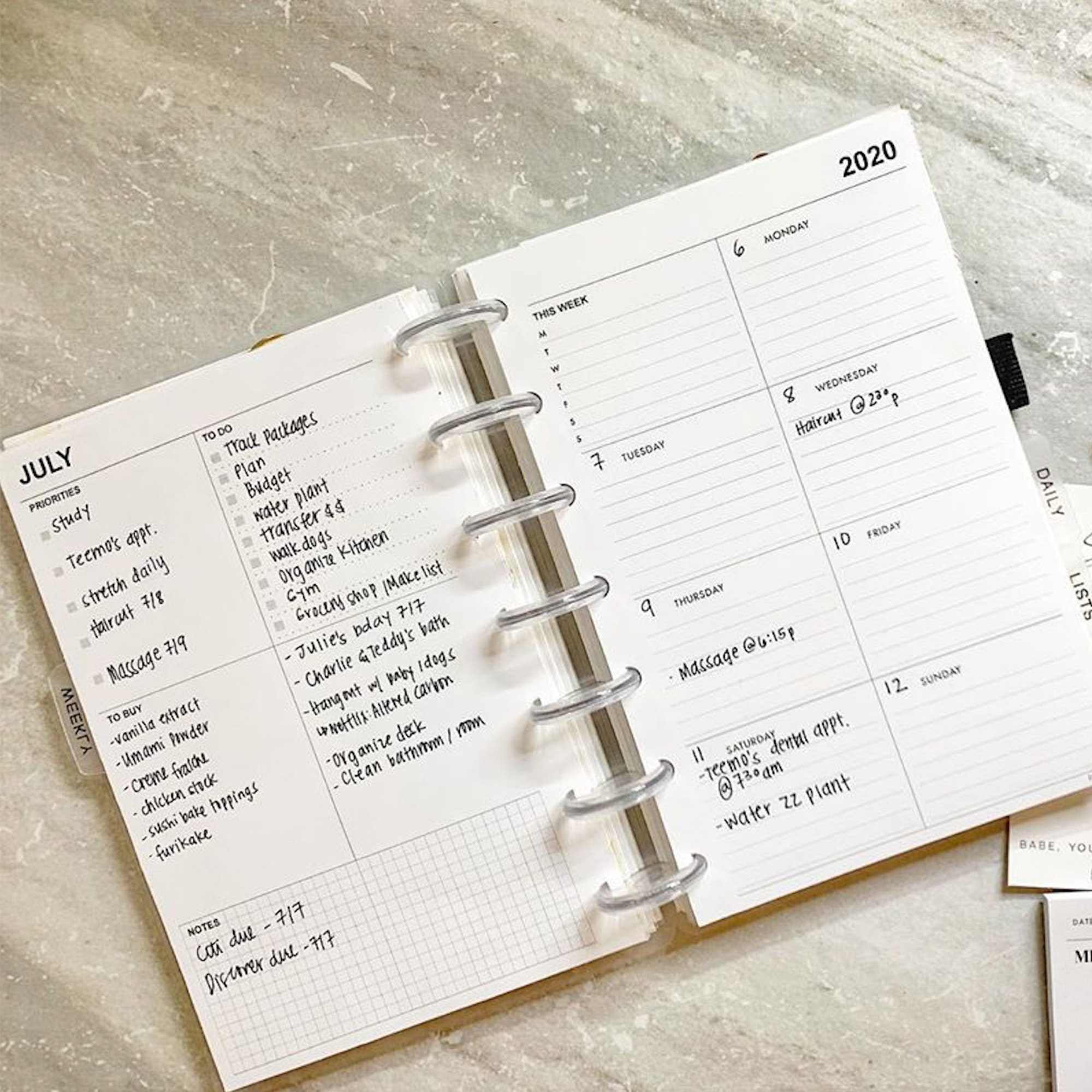 EDITABLE Happy Planner Mini Dashboard Layout Printable Insert, Mini ...