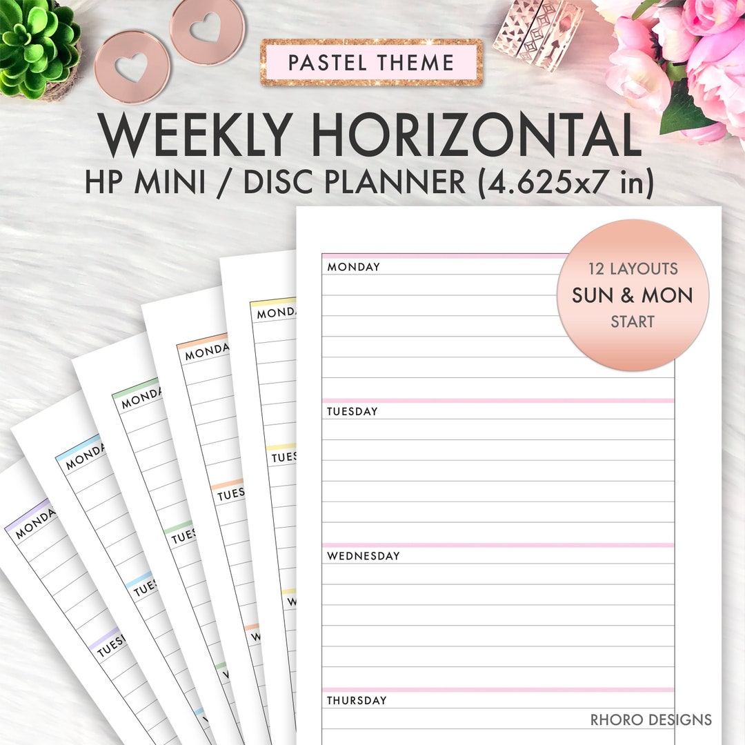 MINI Happy Planner Inserts, Happy Planner Mini Printable Inserts ...