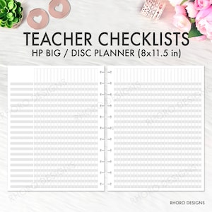 Happy Planner Printable, Teacher Planner 2025 2026 Digital, Big Happy ...