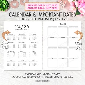 Happy Planner Printable, Teacher Planner 2024 2025 Digital, Big Happy ...