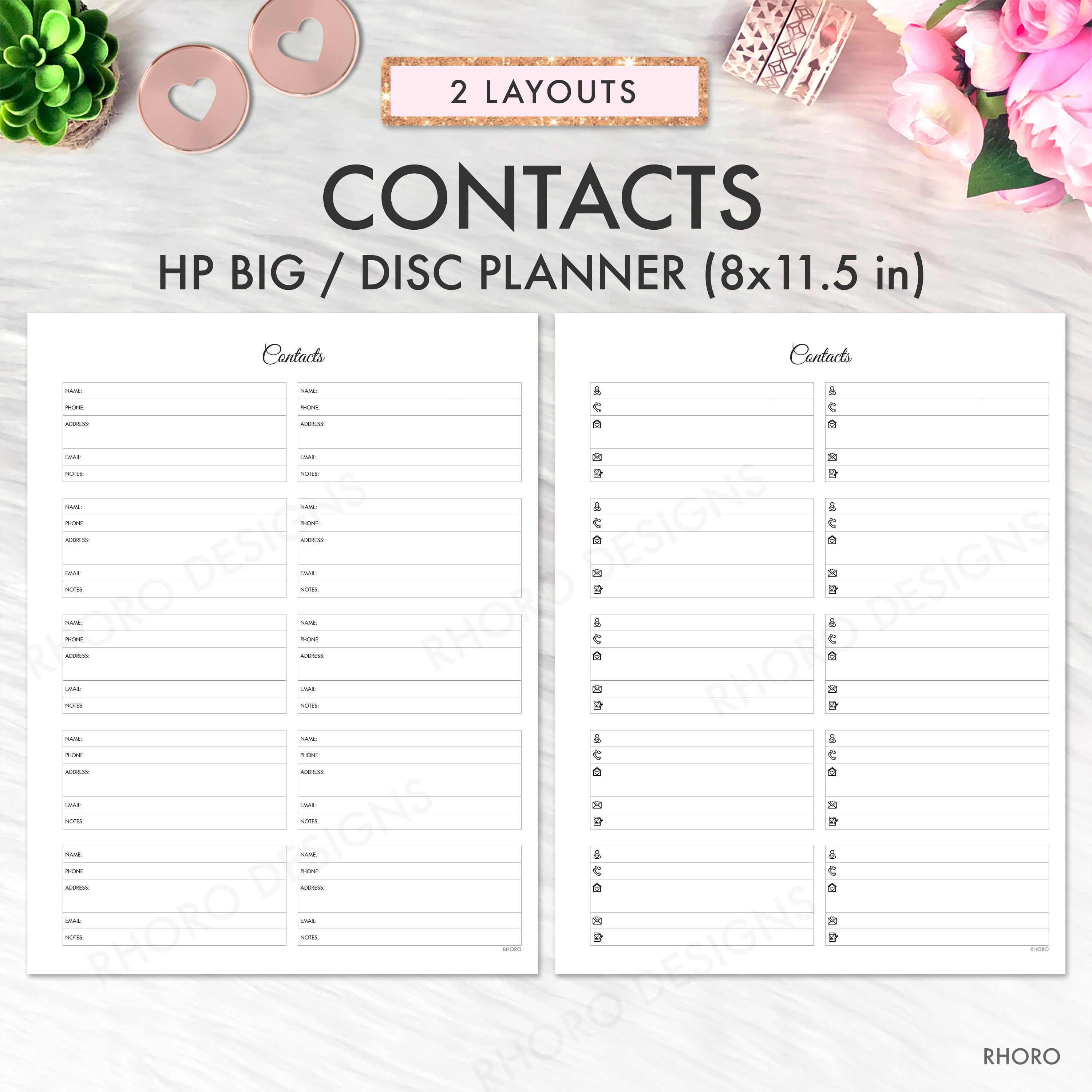 Big Happy Planner Printable Big Happy Planner Inserts Bundle - Etsy