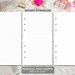 Personal Ring Size Printable Insert Grid Lines Dotted Grid - Etsy