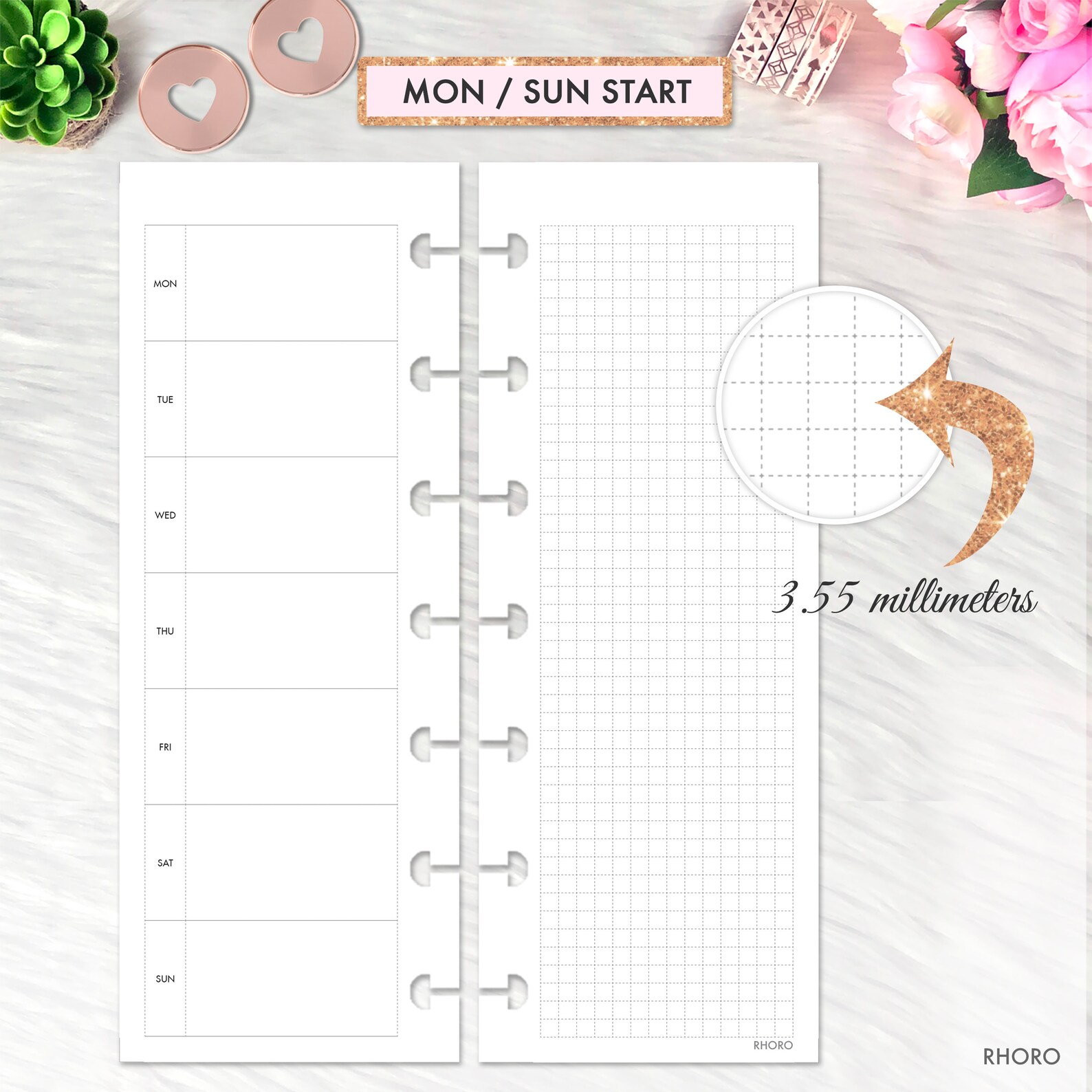 SKINNY MINI Happy Planner Inserts, Happy Planner Skinny Mini Printable ...