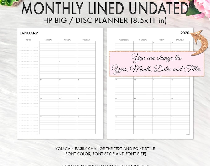 EDITABLE Happy Planner Dashboard Printable, Happy Planner Dashboard ...
