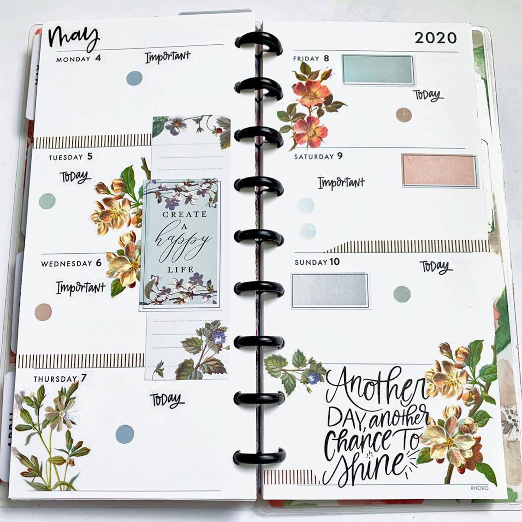 SKINNY CLASSIC Happy Planner Printable Inserts, Weekly Undated, Weekly ...