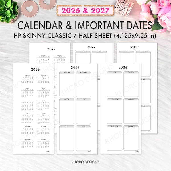 Skinny Happy Planner 2026 - Etsy