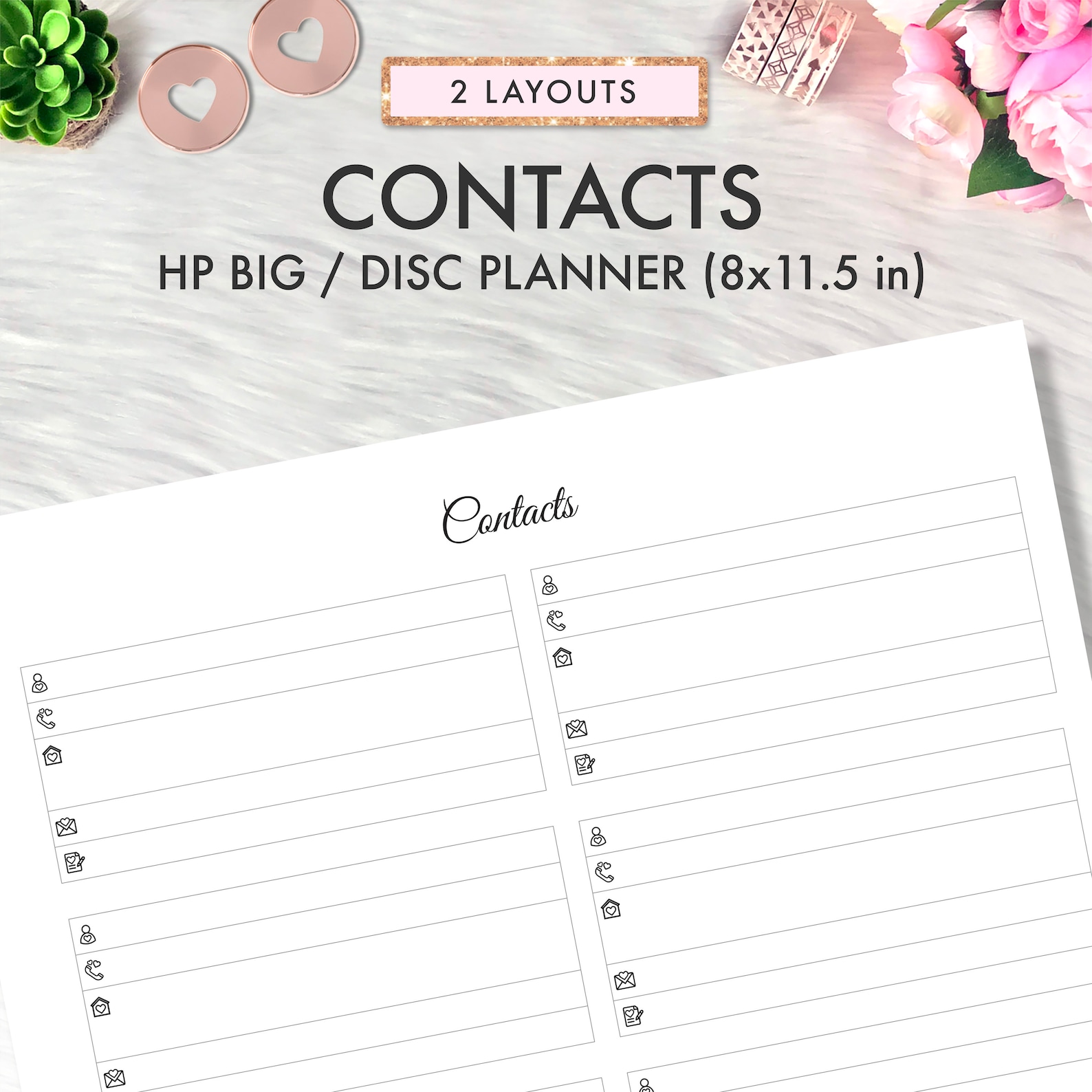 Big Happy Planner Printable, Big Happy Planner Inserts, Bundle Inserts ...