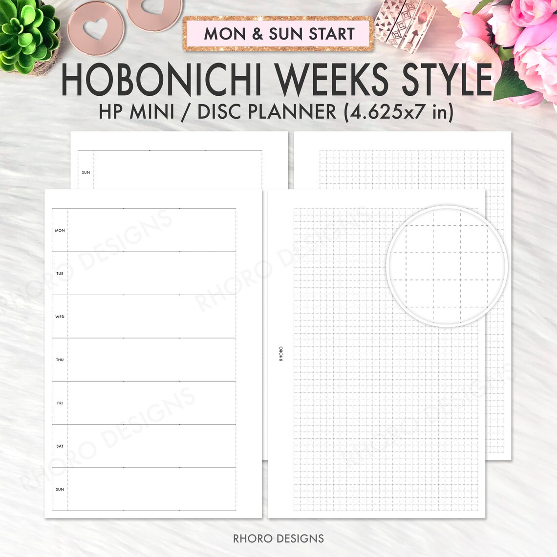 MINI HAPPY PLANNER Inserts, Happy Planner Printable Inserts, Happy ...