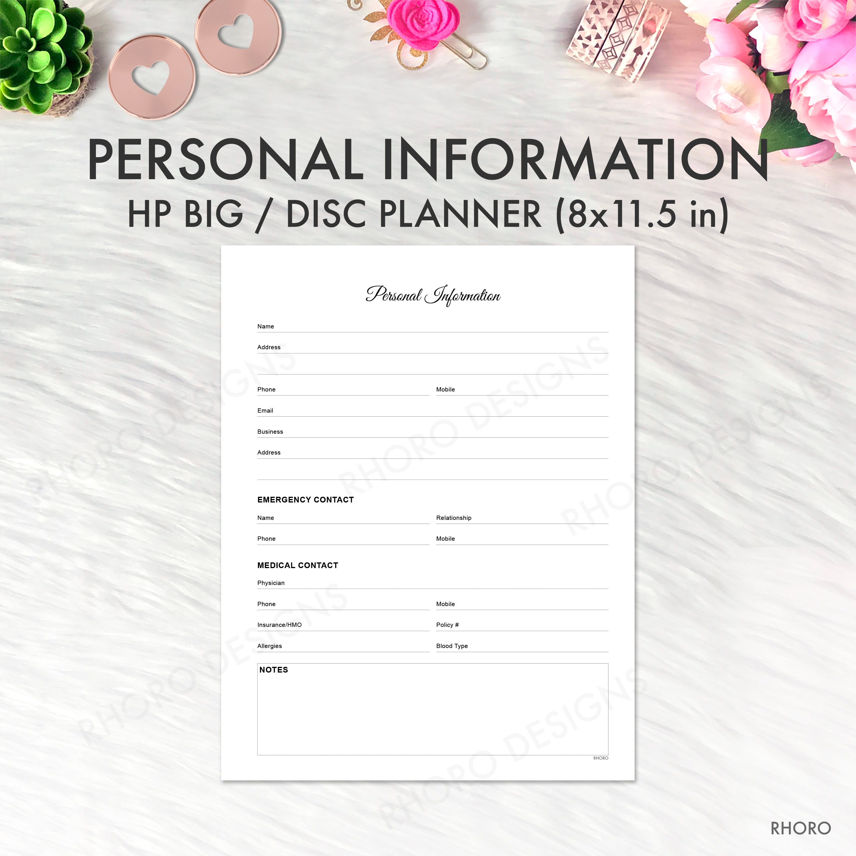 Big Happy Planner Printable Big Happy Planner Inserts Bundle - Etsy