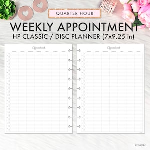 Classic Happy Planner Inserts, Happy Planner Inserts Printable, Appointment Inserts, Appointment ...