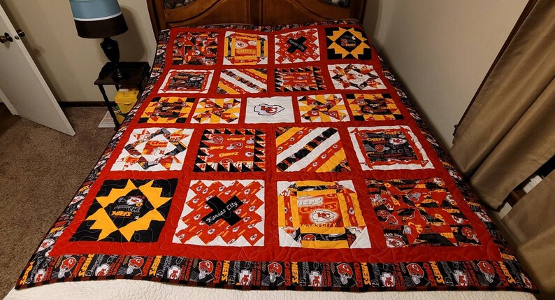 NFL Game Day Quilt - Etsy
