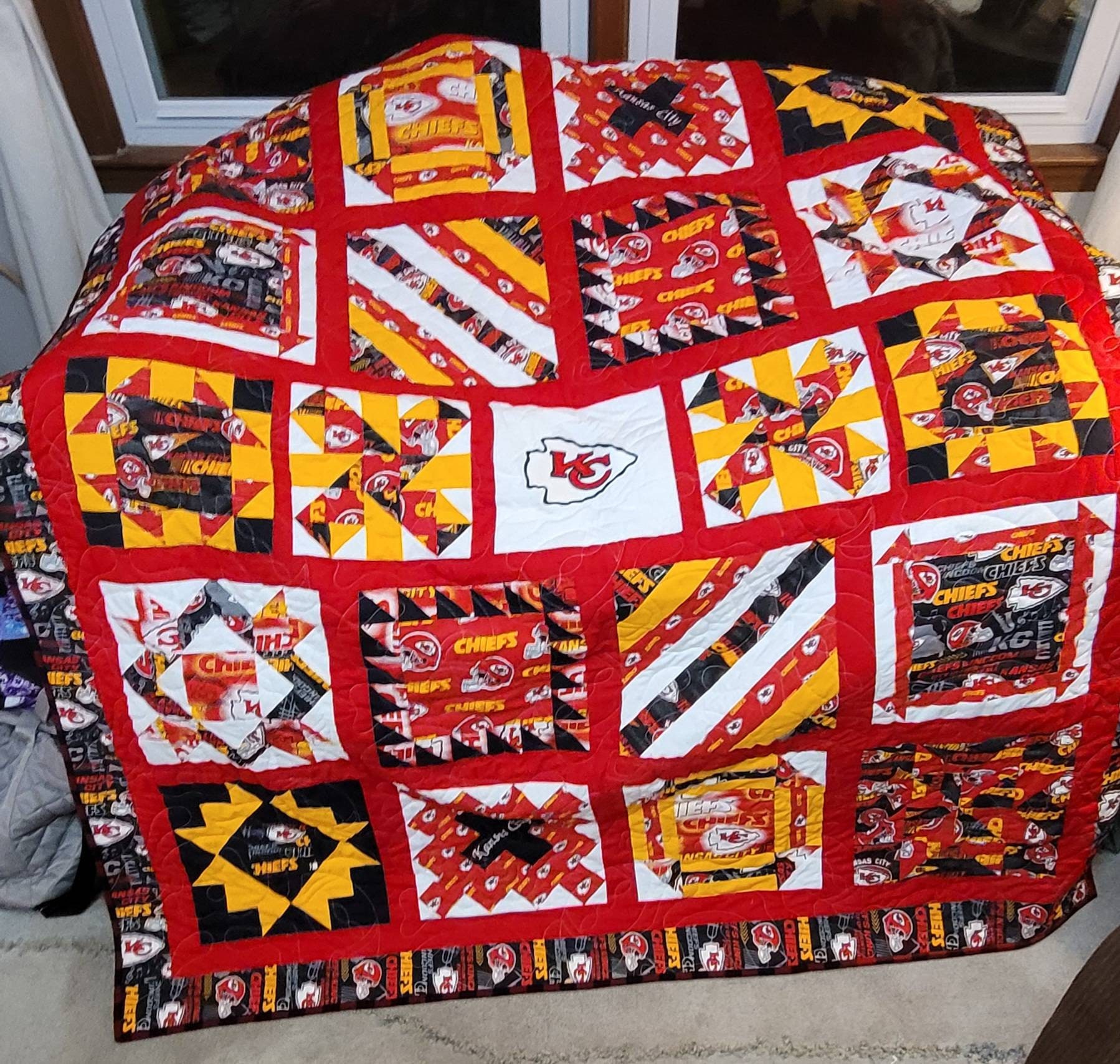 NFL Game Day Quilt - Etsy