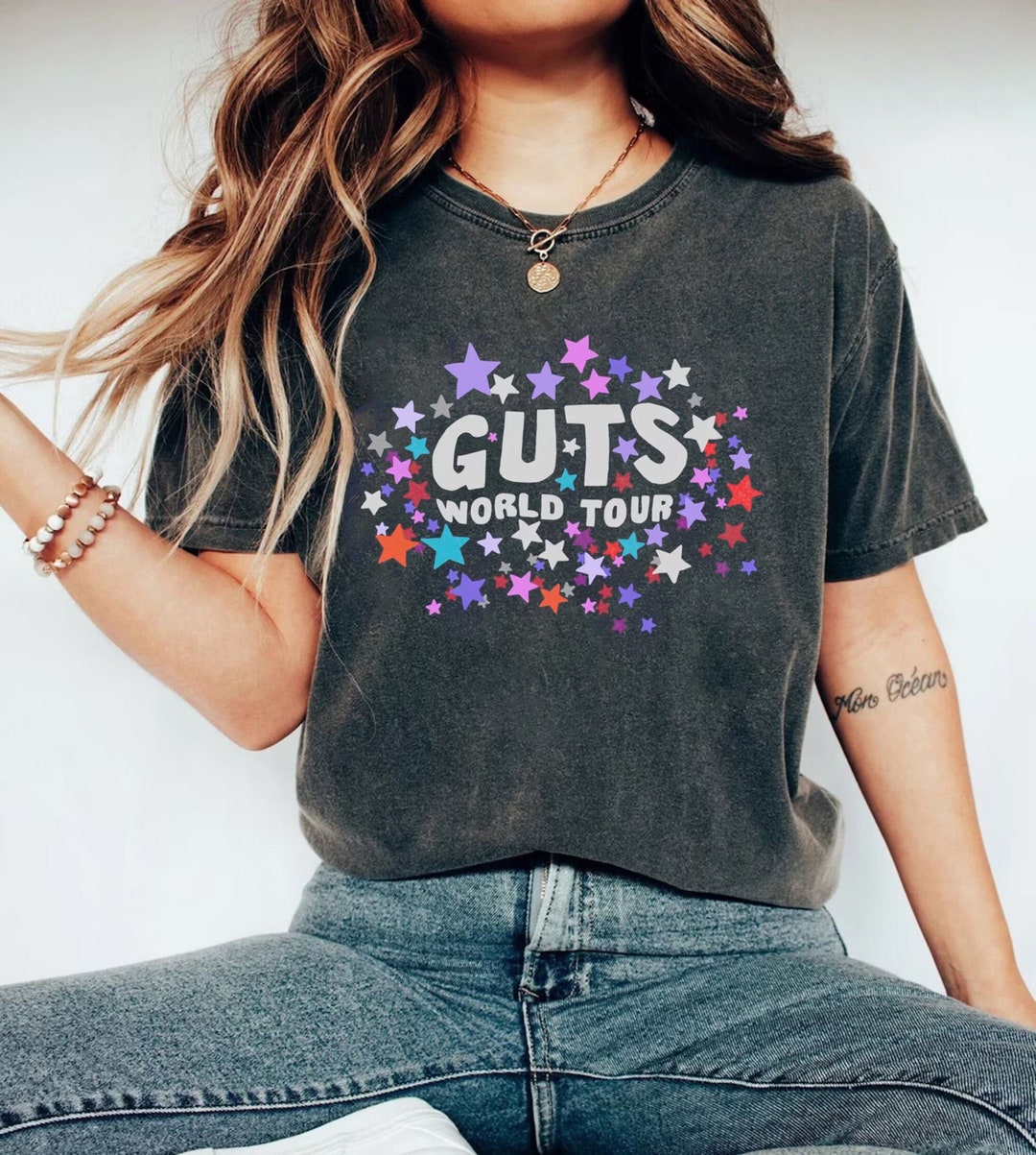 Camisa Olivia Rodrigo Guts Tour 2024, Camisa The Guts World Tour 2024 ...