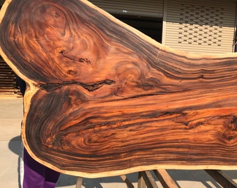 Live Edge Dining Table Reclaimed Single Slab Conference - Etsy UK