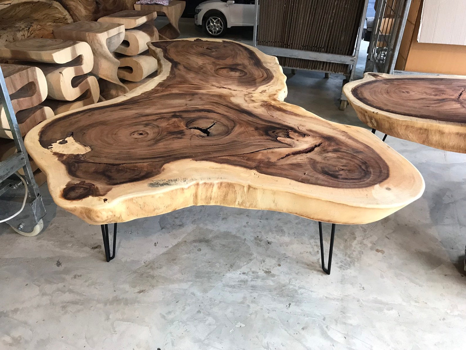 Live Edge Coffee Table - Etsy