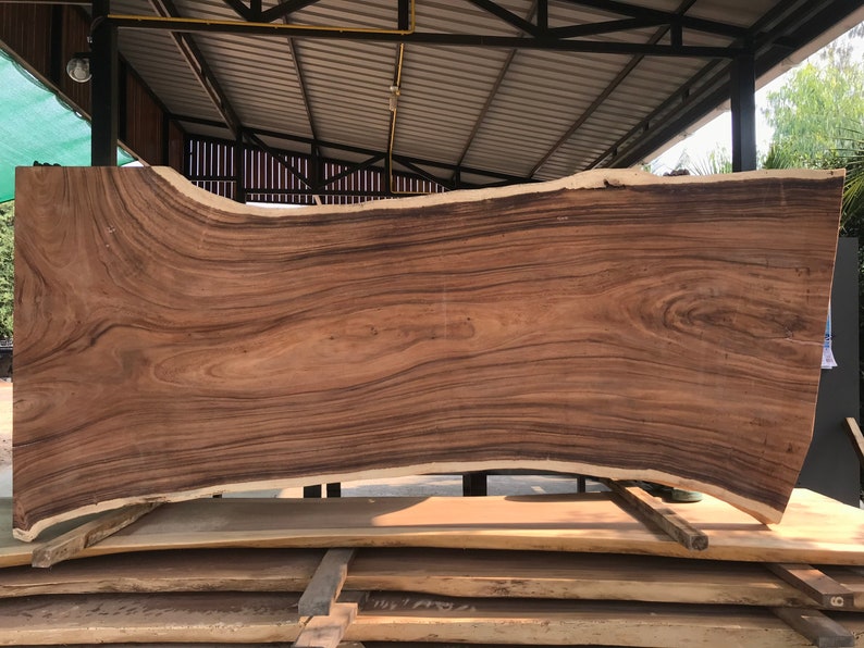 Luxury Dining Live Edge Dining Table Reclaimed Single Slab - Etsy