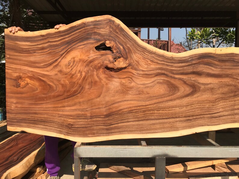 Luxury Dining Live Edge Dining Table Reclaimed Single - Etsy