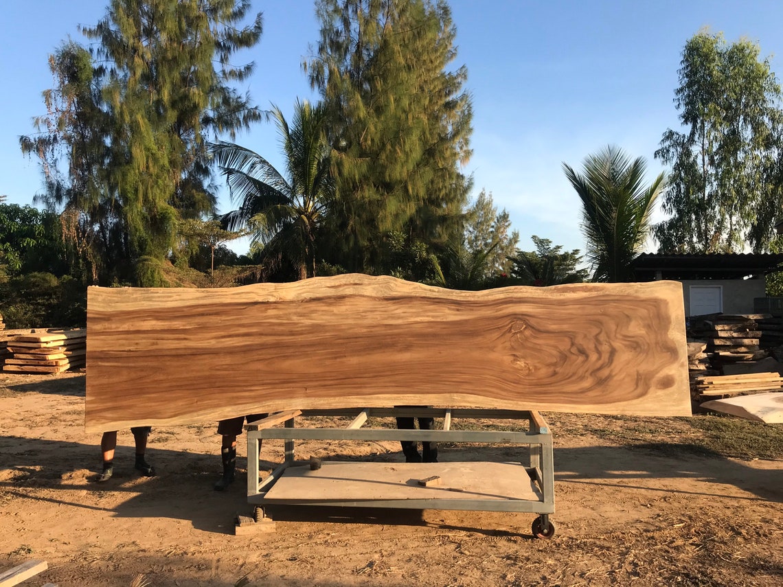 15ft Extra Long Live Edge Acacia Wood Conference Table - Etsy