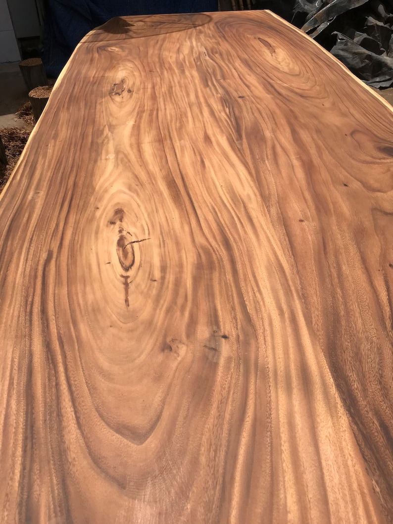 Luxury Dining Live Edge Dining Table Reclaimed Single Slab , J4 Table Conference Table 360cm ...