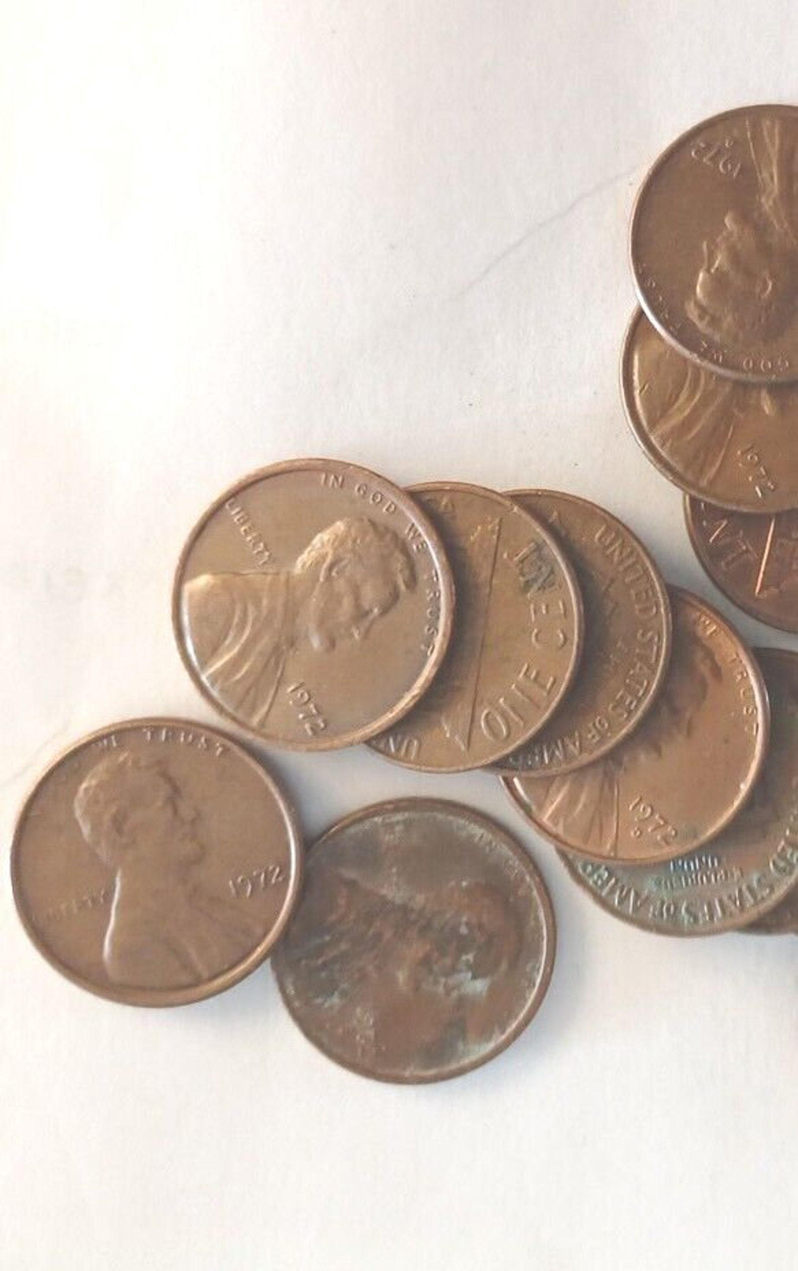 1972 Pennies by the Pound 2.2 Oz Lincoln Head Memorial Copper US Cents ...