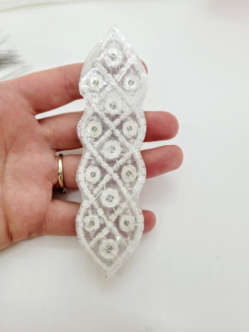 Rhinestone Braid Applique: Iron on Patch, DIY Dance Outfit - Etsy