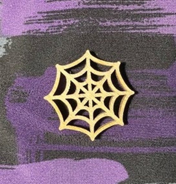 Spider Web Cutout Laser Cut Unfinished Wood Shape DIY 1 to 4 - Etsy