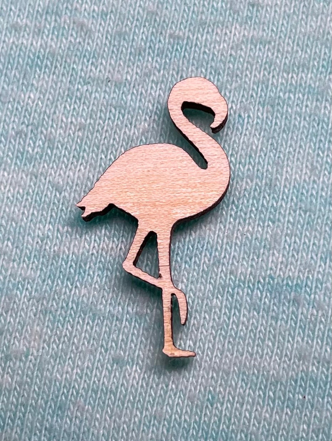 Flamingo Laser Cut Unfinished Wood Shape DIY - 1 to 6 Inches Available ...