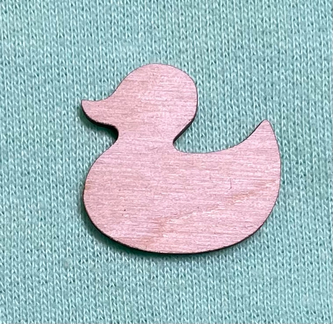 Duck Laser Cut Unfinished Wood Shape DIY - 1 to 4 Inches Available FREE ...