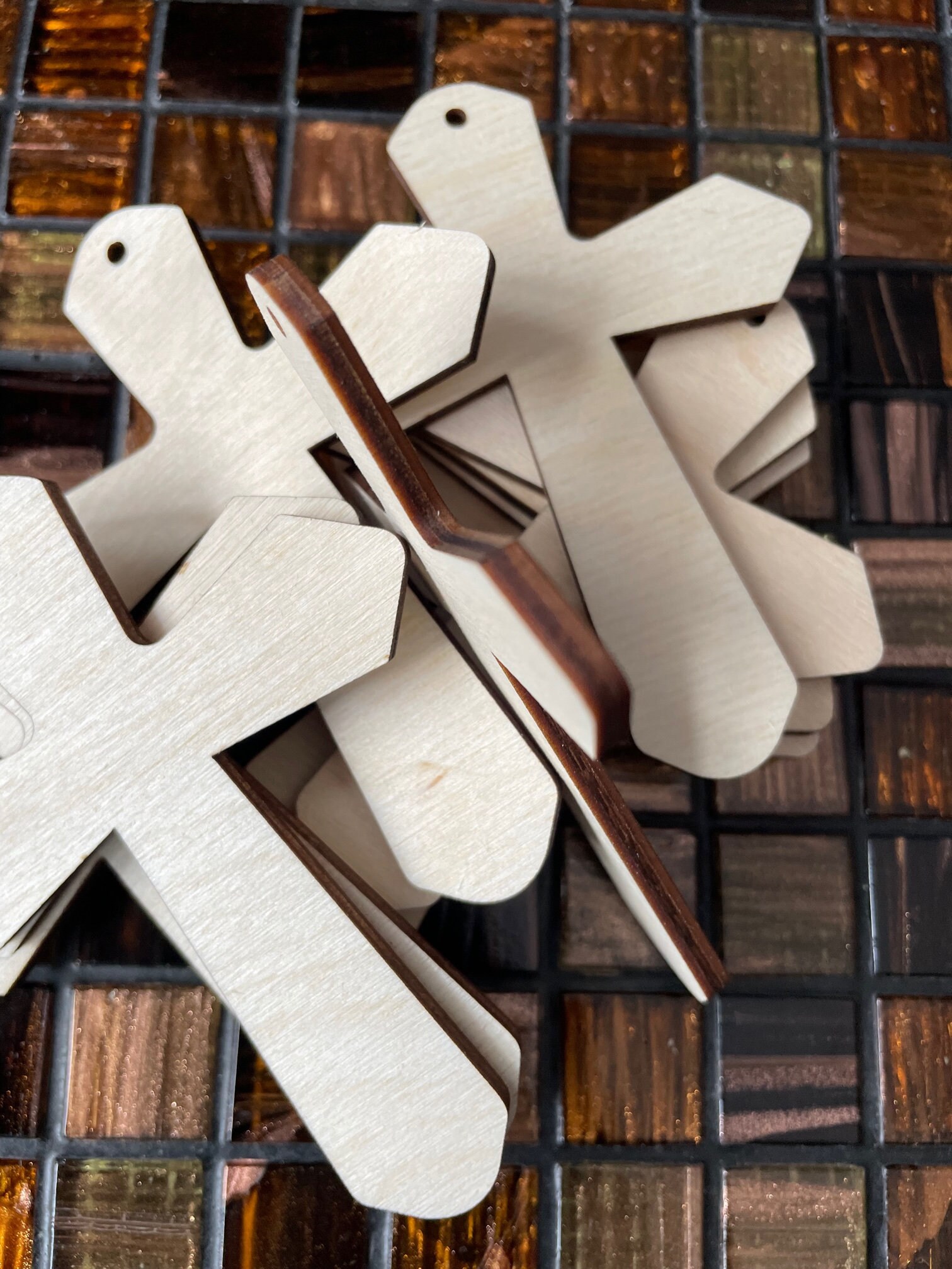 Crucifix Cross Laser Cut Unfinished Wood Shape DIY 1 to 4 - Etsy