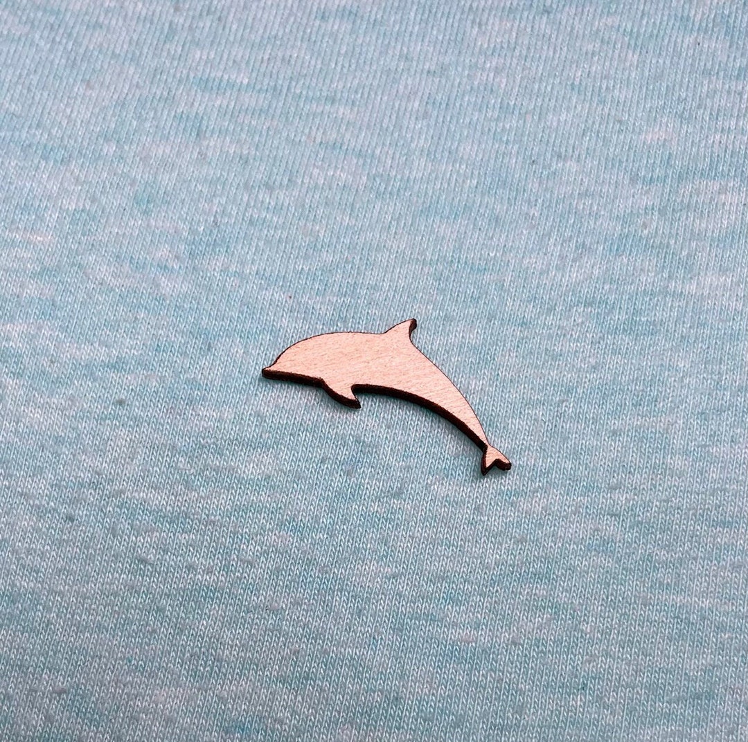 Dolphin Laser Cut Unfinished Wood Shape DIY - 1 to 6 Inches Available ...