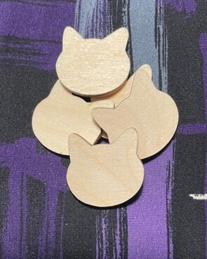 Cat Cutout Laser Cut Unfinished Wood Shape DIY 1 to 4 Inches - Etsy