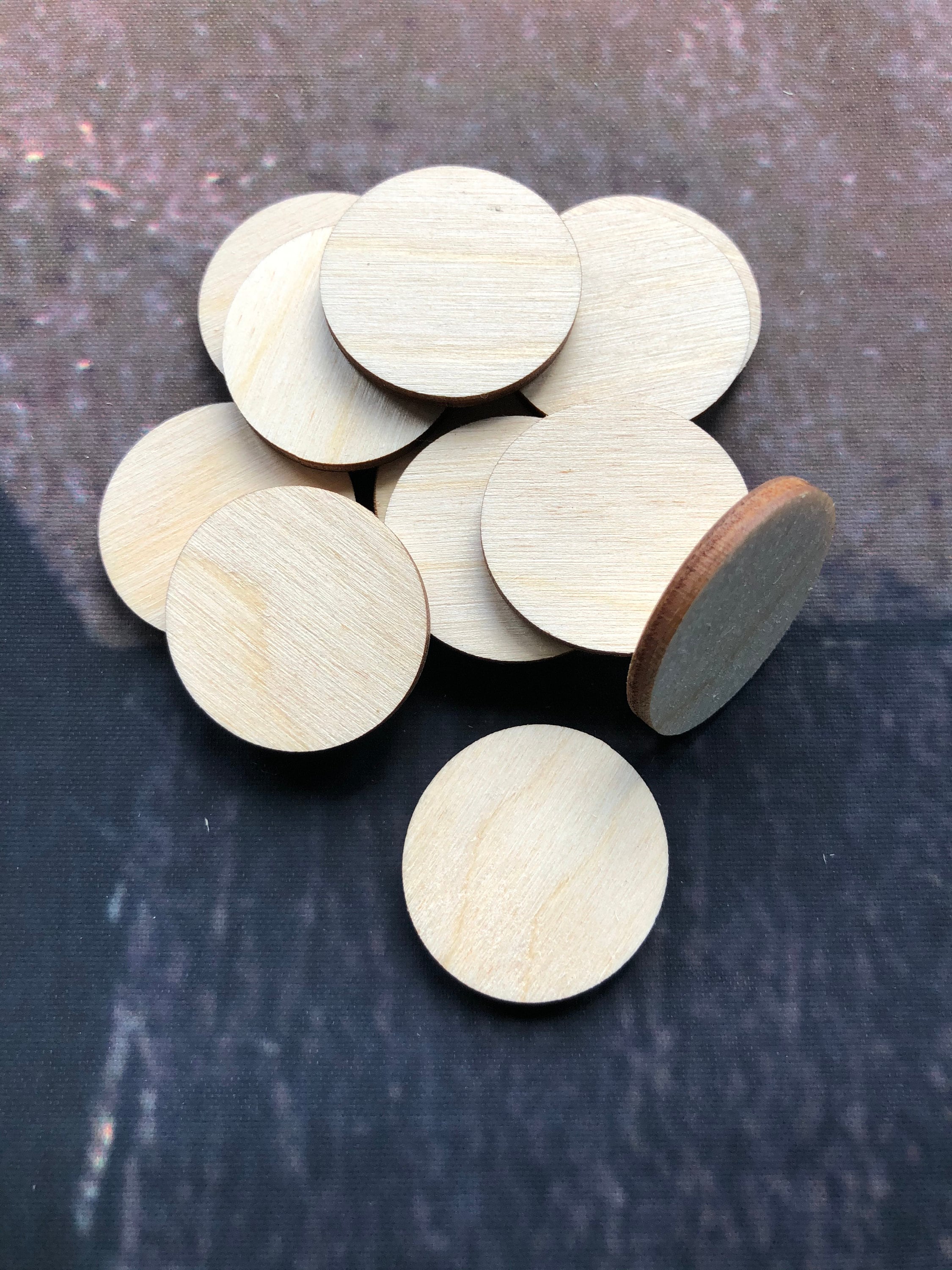 Round Circle Laser Cut Unfinished Wood Shape DIY - 1 to 6 Inches ...