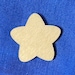 5 Rounded Point Star Rounded Edges Laser Cut Unfinished Wood Shape DIY ...