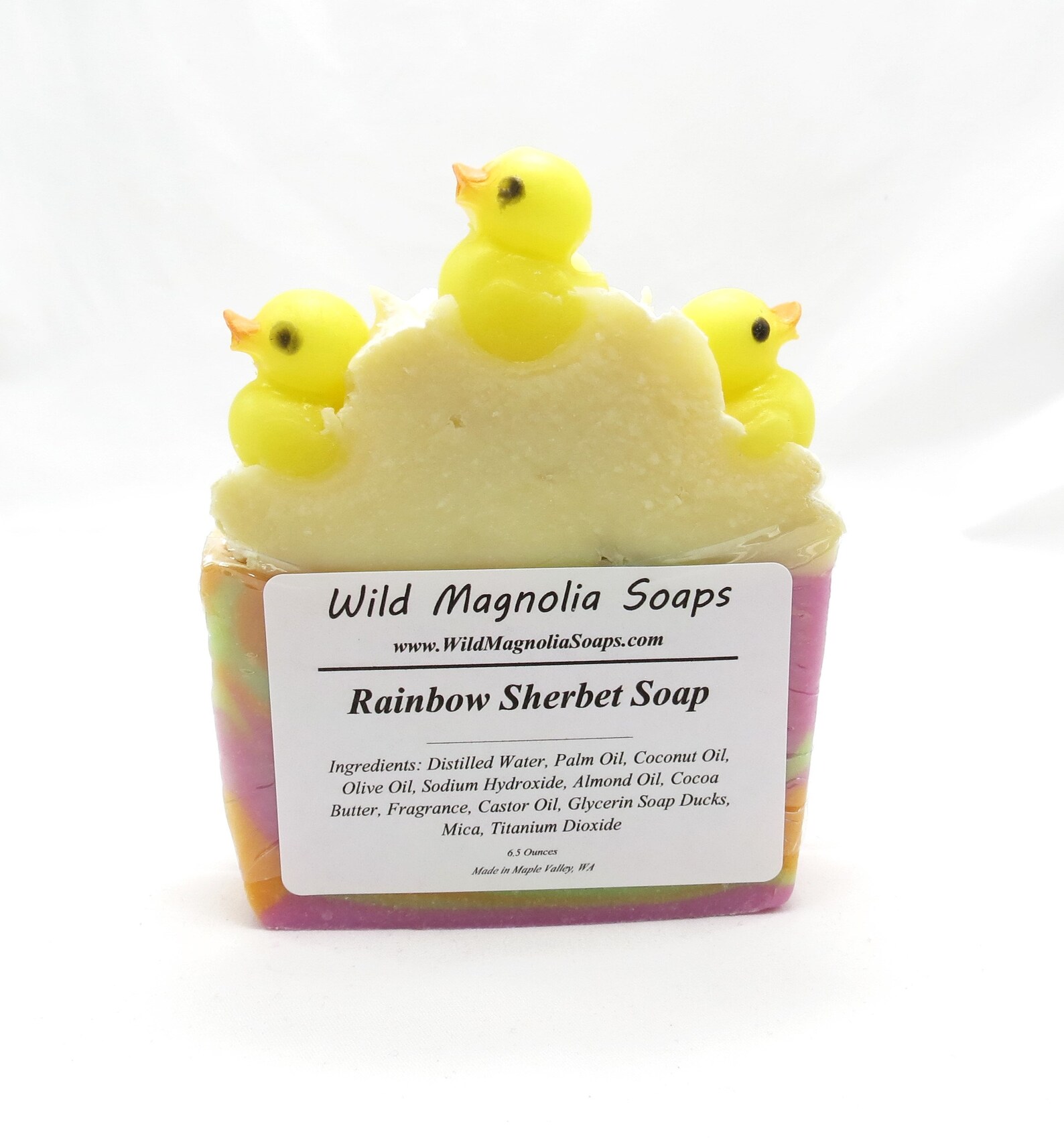 Rainbow Sherbet Scented Cold Process Soap With Cocoa Butter - Etsy