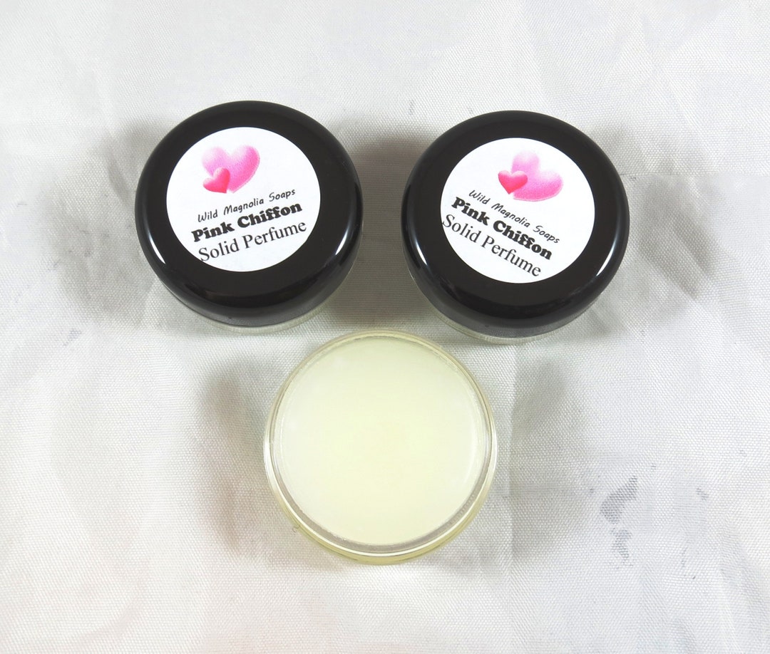 Pink Chiffon Scented Solid Perfume Rub on Perfume - Etsy UK