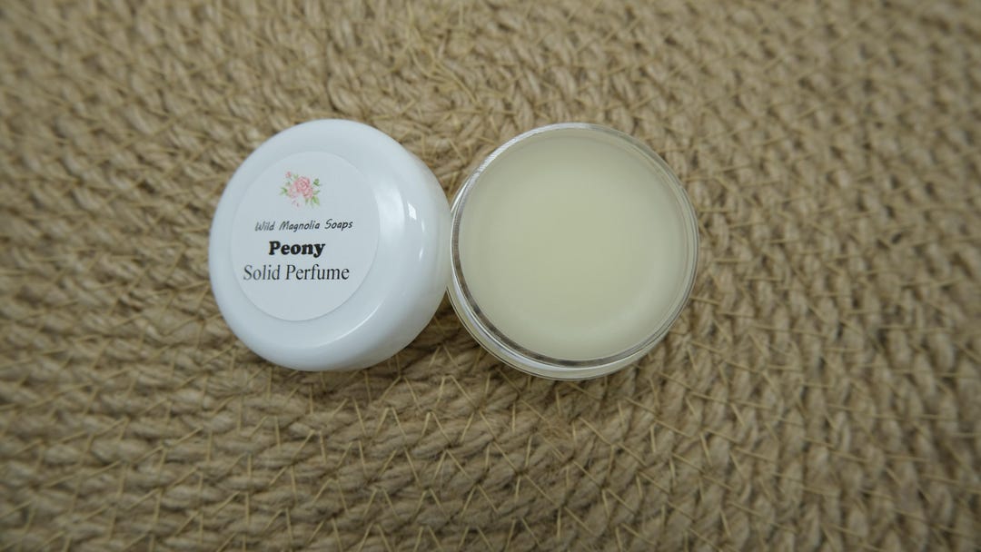 Peony Scented Solid Perfume - Rub on Perfume - Etsy